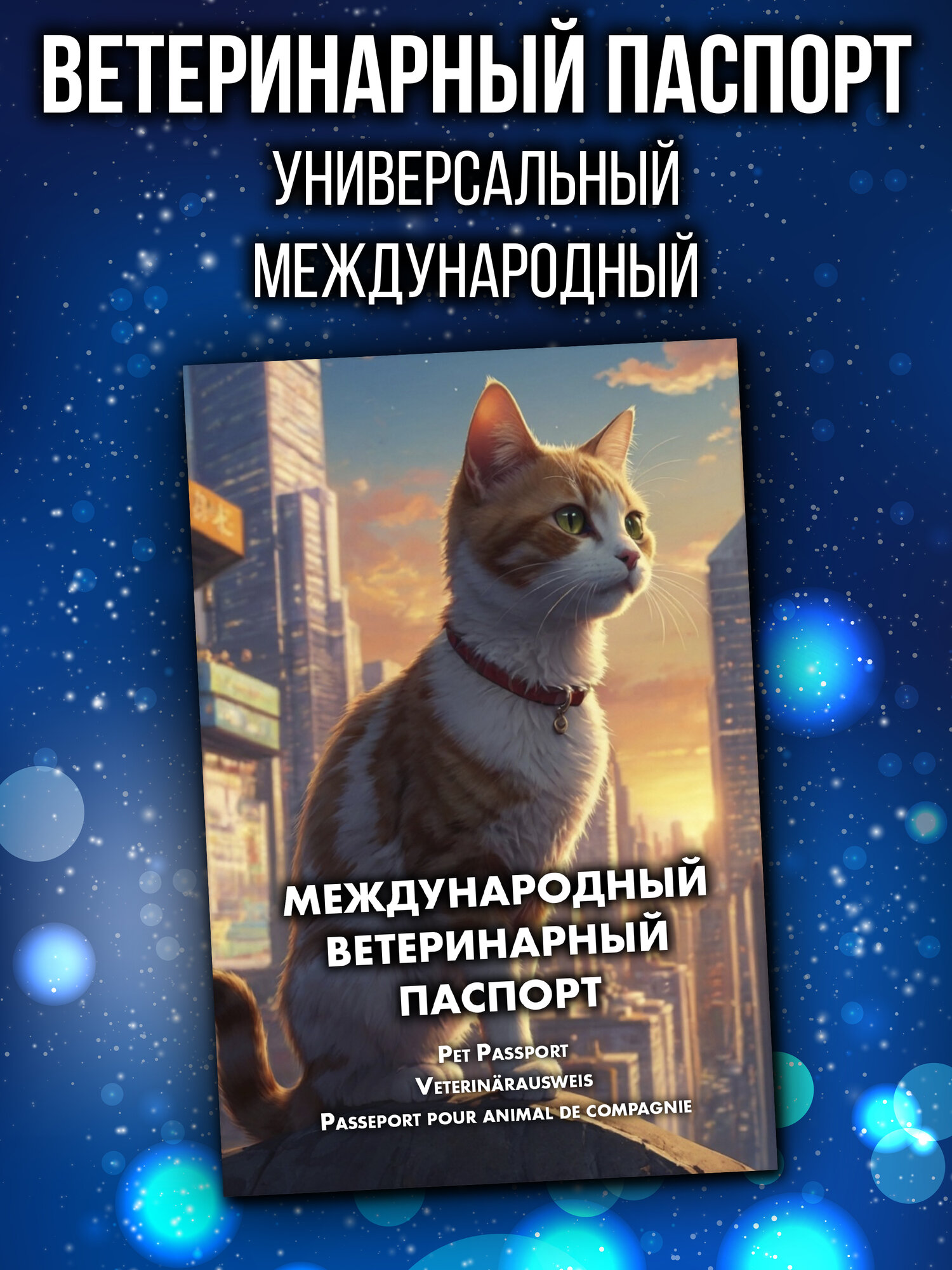 Ветеринарный паспорт для кошек международный