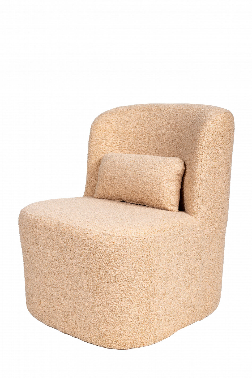 Кресло Ram, Дизайнерское, Современное, Обивка из флока, Без подлокотников