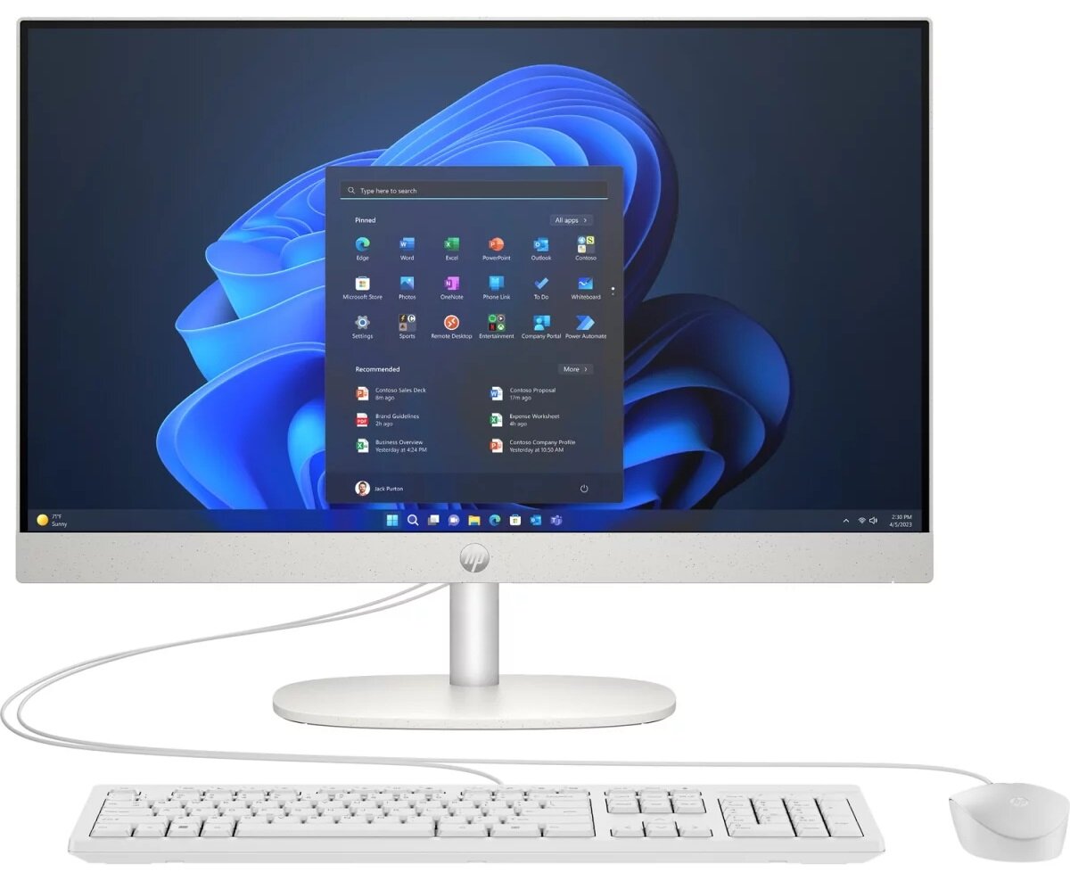 Моноблок HP ProOne 240 G10 9H6H5ET (Core i5 1300 MHz (1335U)/8192Mb/512 Gb SSD/23.8"/1920x1080/DOS)