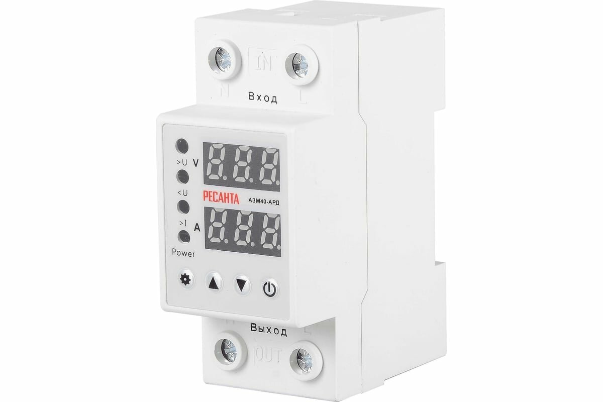 Ресанта АЗМ-40АРД регулируемый блок защиты по напряжению с дисплеем 61/22/30
