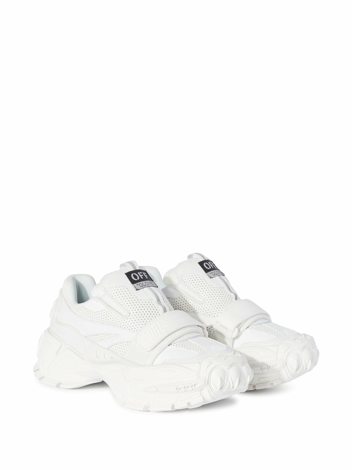Кроссовки Off-White Glove, размер 44, бежевый/белый — фото 1