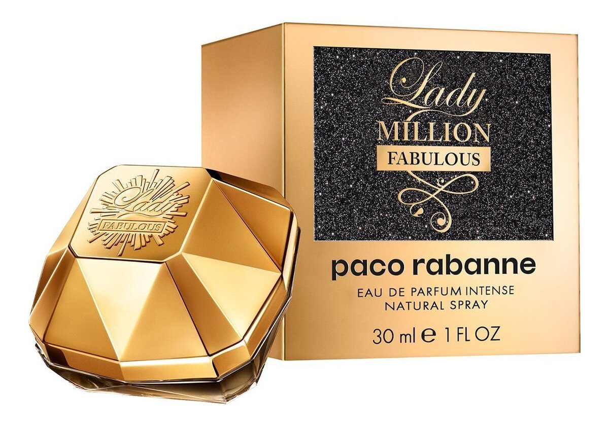 Paco Rabanne, Lady Million Fabulous, 30мл, Парфюмерная вода Женская