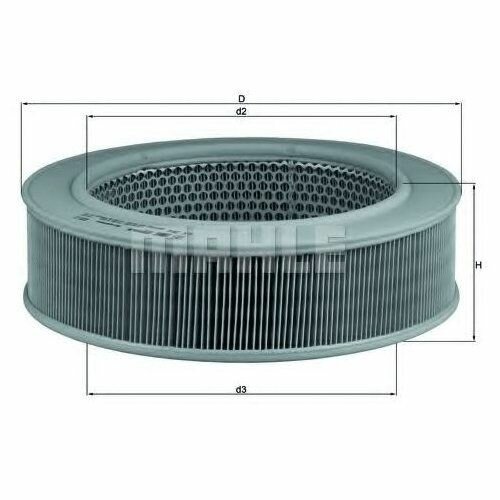 Фильтр воздушный Knecht/Mahle LX264 для Mercedes KOMBI TMODEL S123 S123, T1 601 601, T1 601 611 601, 611,