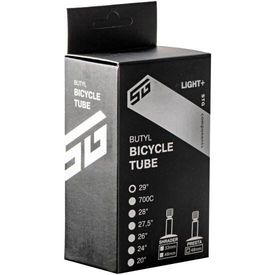 Камера велосипедная Stg Light+ 29"Х1.95"/2.3" бутил, велониппель 48 мм, (упак: коробка)