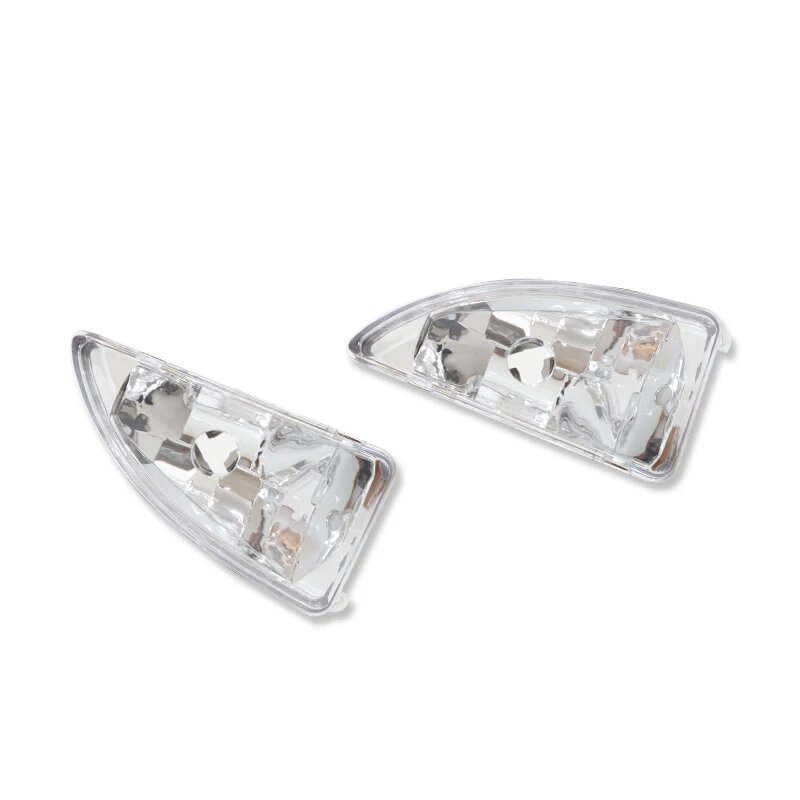 Передний бампер автомобиля, противотуманные/крышки дальнего света для Ford Focus ZTW/ZTS/LX/ZX5/ZX3/SE 2002-2004, без лампы/розетки, автоаксессуары Clear Chrome Lens