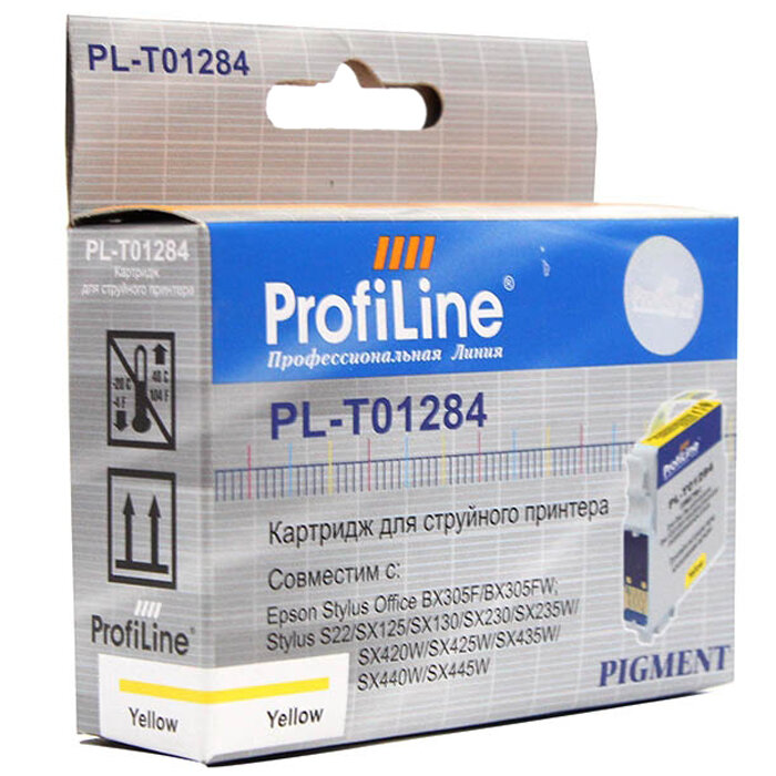 Картридж ProfiLine PL-T01284 Epson Stylus S22 желтый