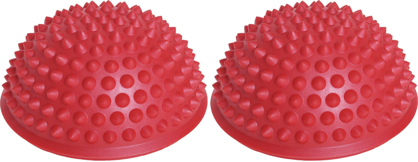Массажная балансировочная подушка для ног с шипами, полусфера для фитнеса, 2 шт