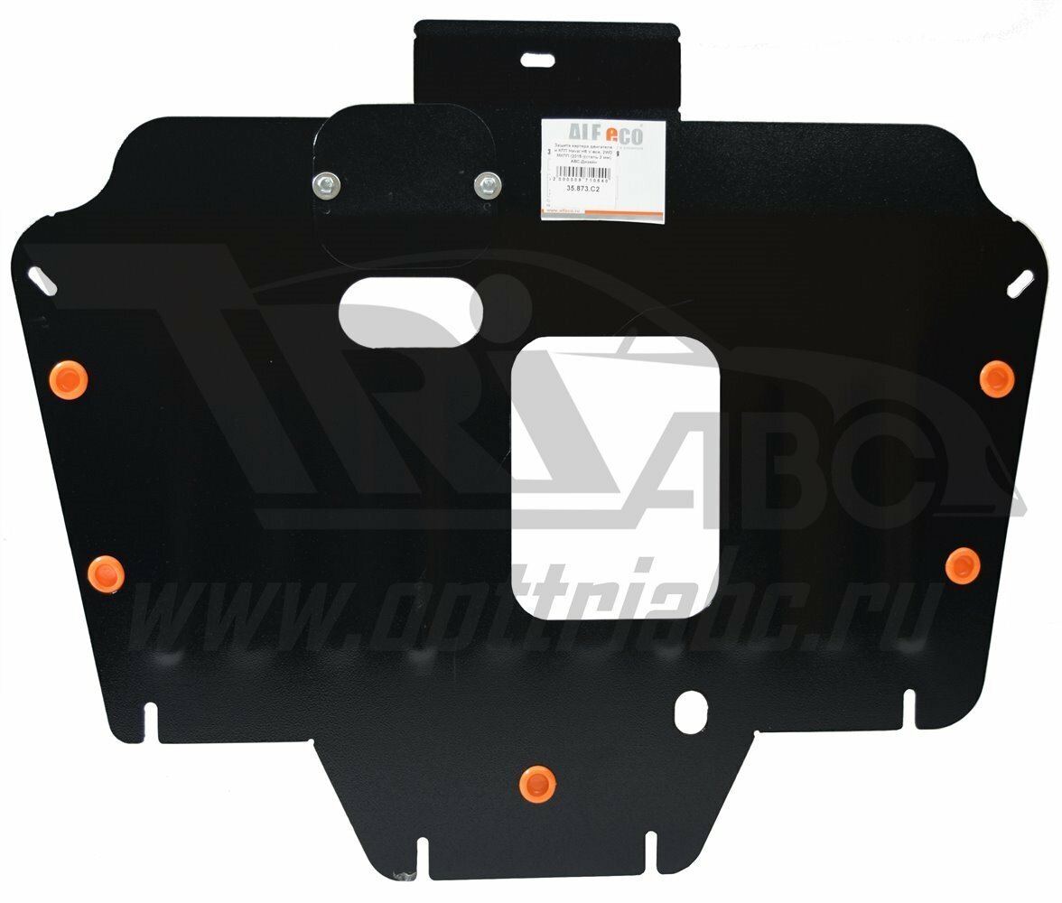 Защита ALFeco картера двигателя и кпп для Haval H6 2015-2018-, V-1,5T, 4х2/H6 Coupe 2017-, V-2.0T/ F7, 2019-, V-1.5Т,2.0T/ F7x 2019-, V-2.0T(сталь 2 мм) арт. ALF5502st