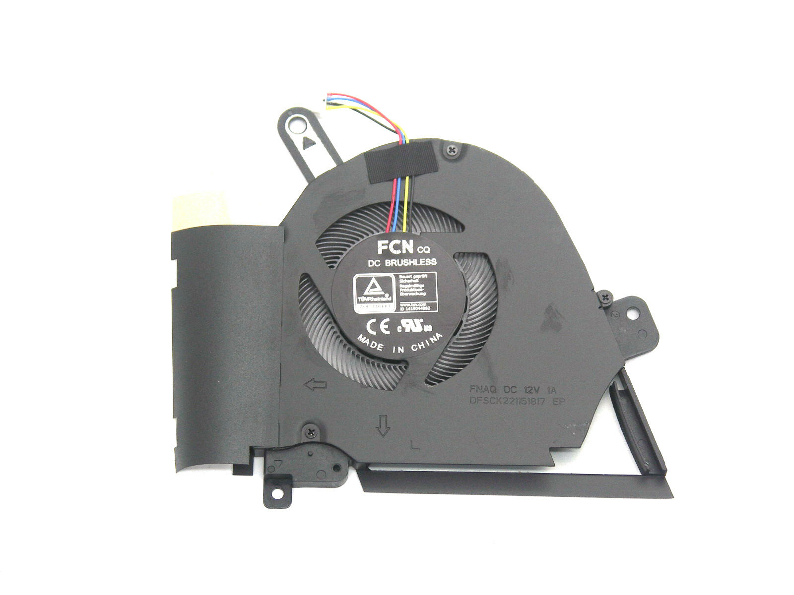 Вентилятор, кулер, для ноутбука Asus TUF F15, FA516, FX516, FX516P, FX516PE, CPU, FAN-AS-151