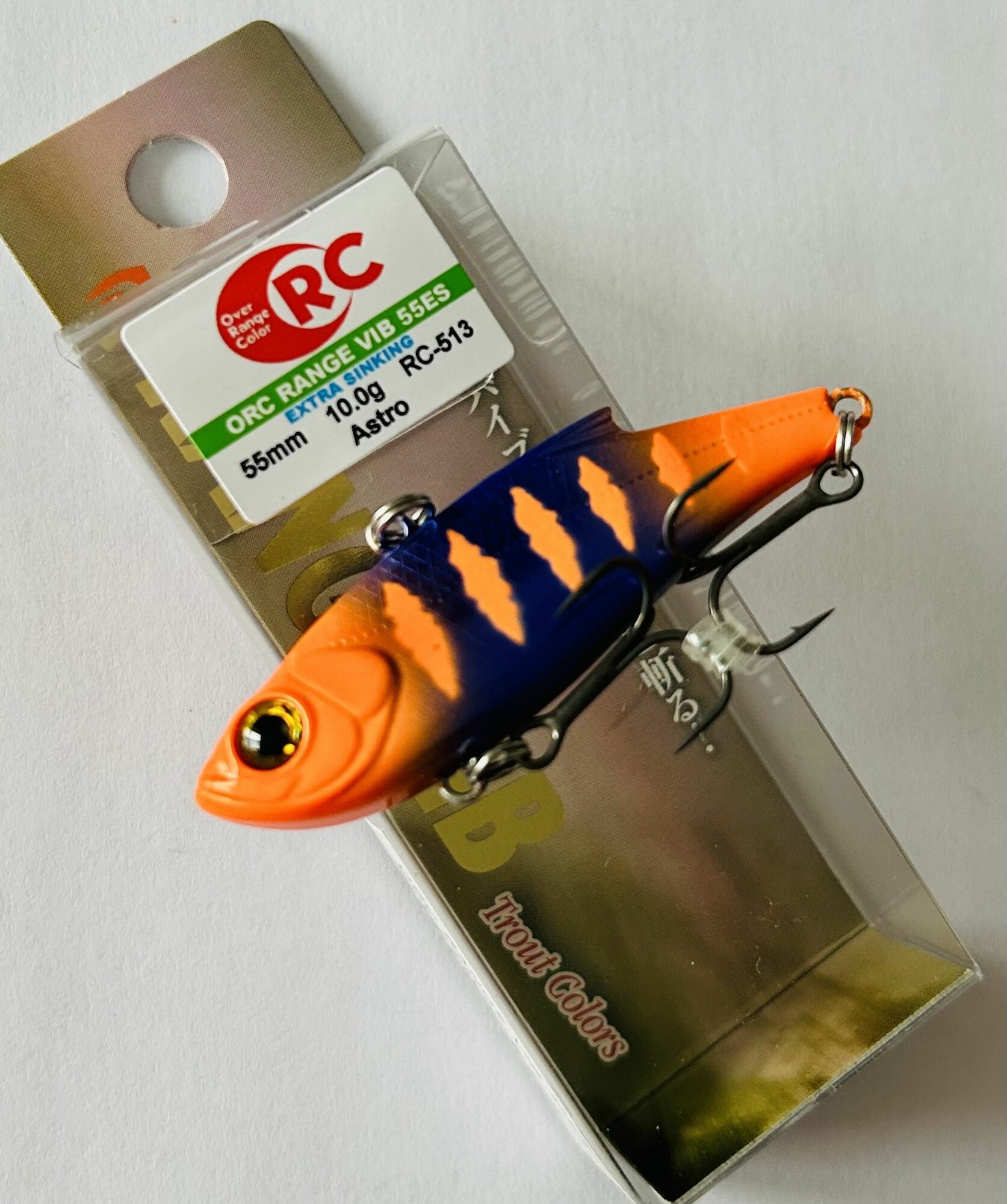 Новинка зимнего сезона 23-24! Раттлин Bassday Range Vib 55ES 10g цвет #RC-513 #хищник