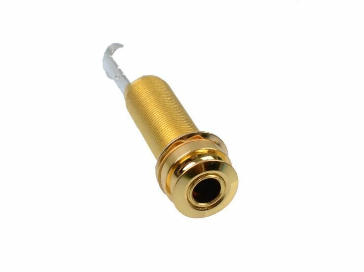 Гнездо подключения гитарное Jack 6,35 прямое 3 pin