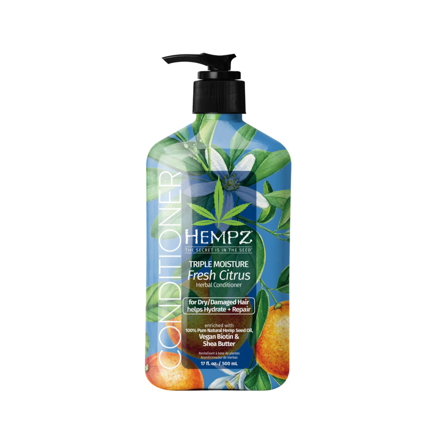 Гель для душа Hempz Body Care Triple Moisture Fresh Citrus Herbal Body Wash, Гель для душа тройное увлажнение, 500 мл