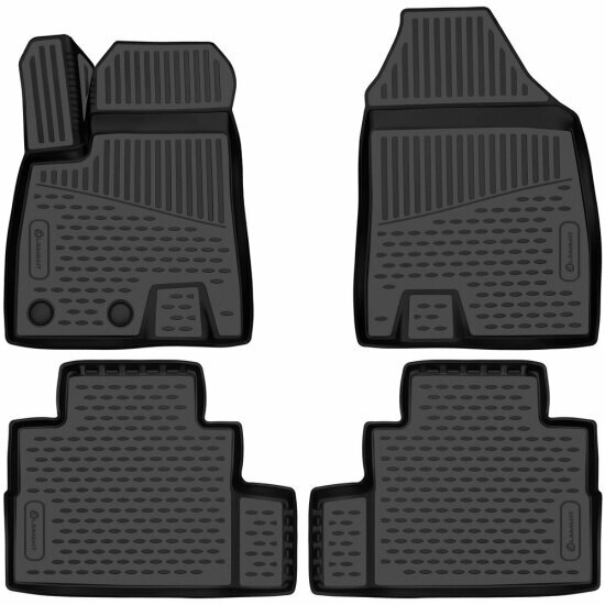 Коврики 3D в салон Element для Jetour Dashing 2023-, полиуретан, 4шт