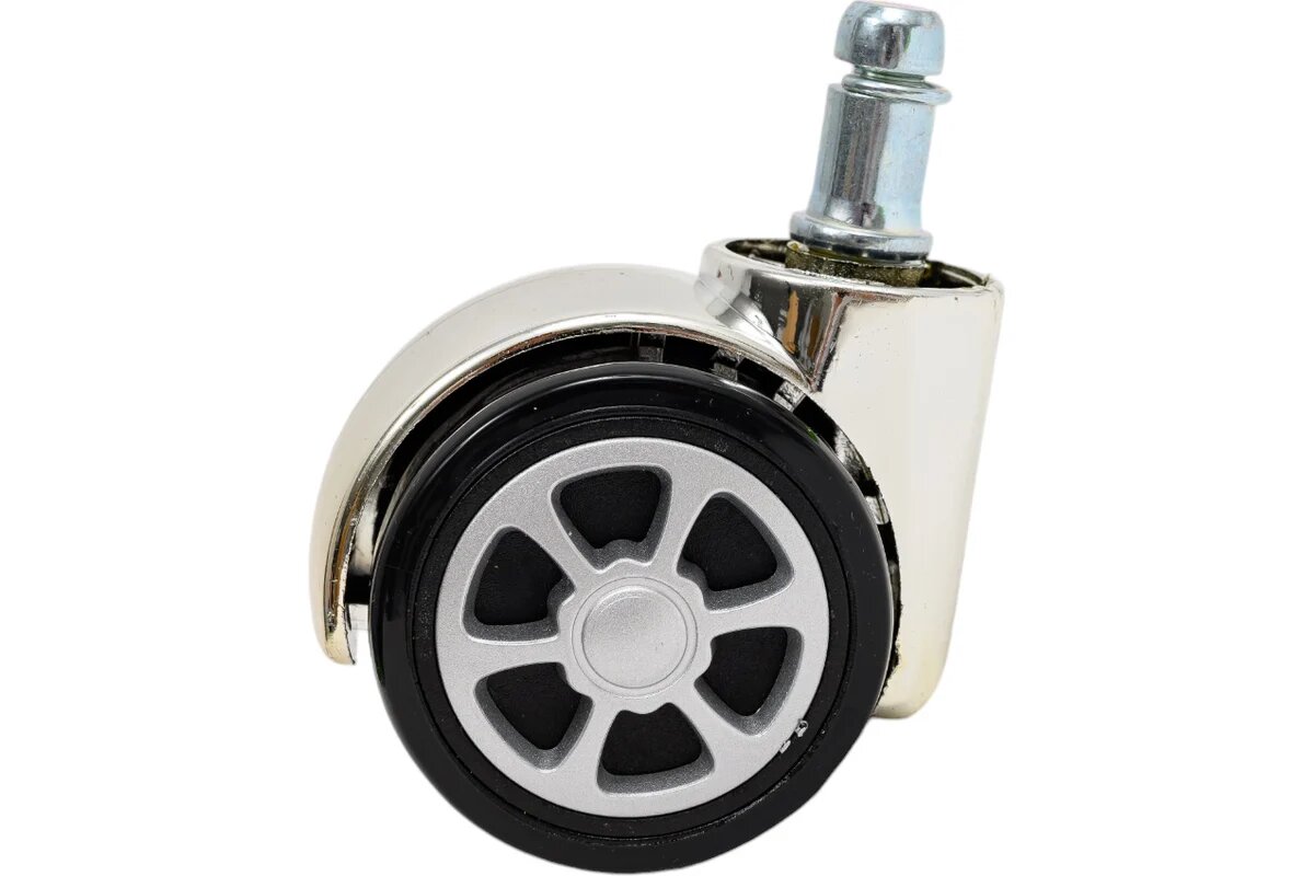 Tech-Krep Колесная опора D50 мм поворот без торм штифт M11 рез. ход хром накл. 151216