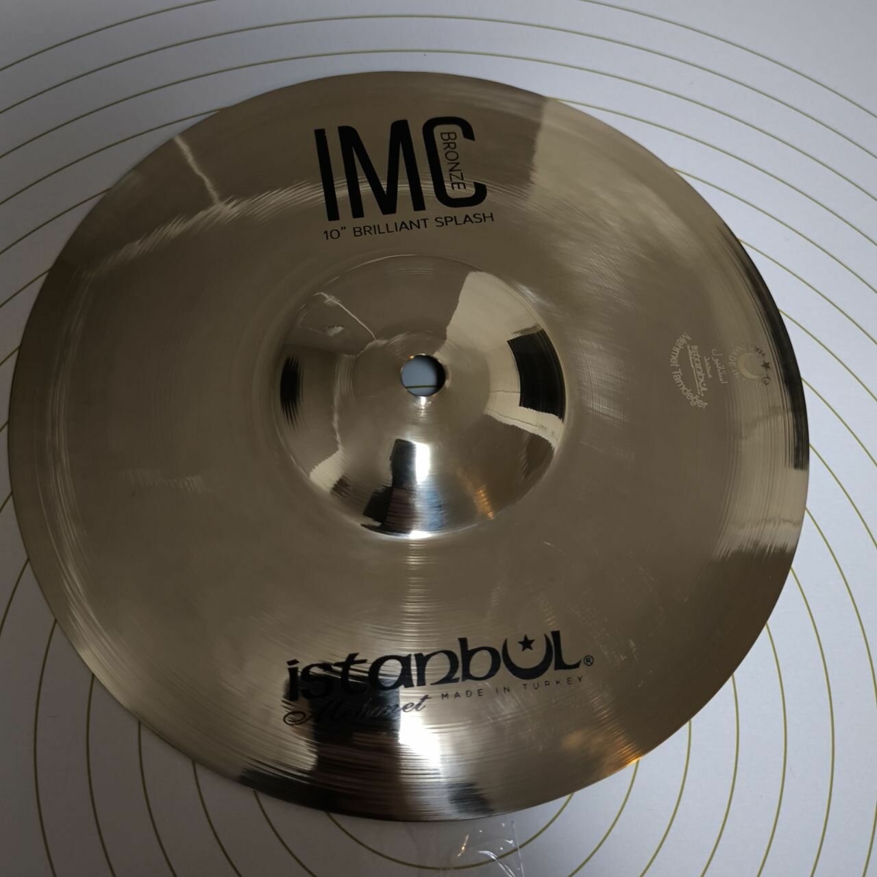 Тарелка для барабанов ISTANBUL MEHMET IMC Brilliant Splash 10 дюймов, колокольная бронза В20, ручная ковка.