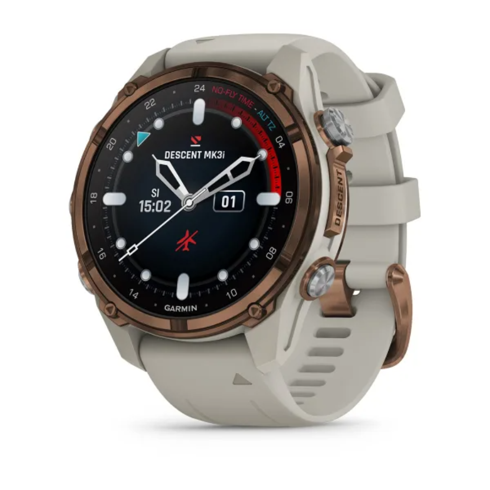 Умные часы Garmin Descent Mk3i 43 Mm Bronze Pvd Titanium With French Grey