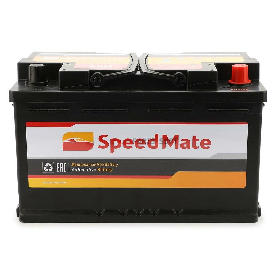 SMEK800 SPEEDMATE Аккумулятор AGM 12V 80Ah 800A 315x175x190 [-+]