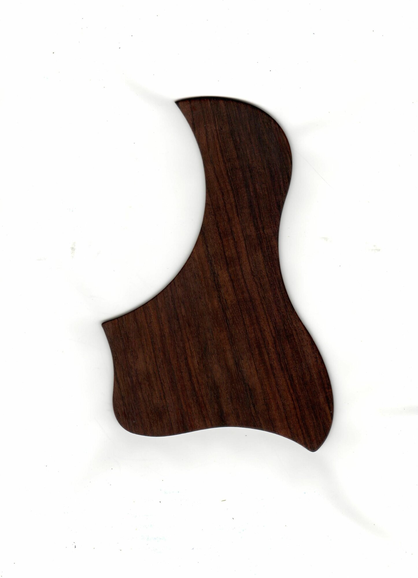 Пикгард деревянный для гитар Grand Auditorium, палисандр, фигурный, MiLena Music