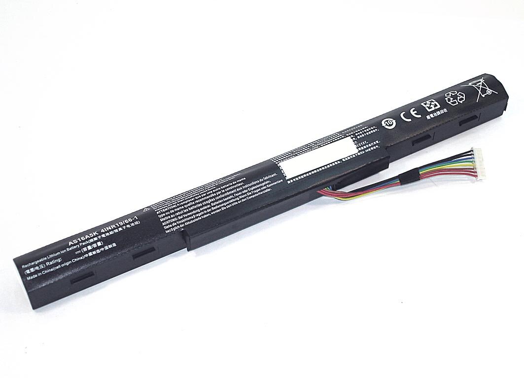 Аккумулятор OEM (совместимый с AS16A5K, AS16A7K) для ноутбука Acer Aspire E-15 14.6V 2600mAh черный