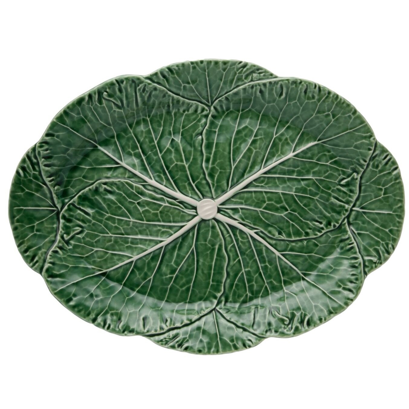 Блюдо Bordallo Pinheiro Cabbage Large Oval Platter 65000748