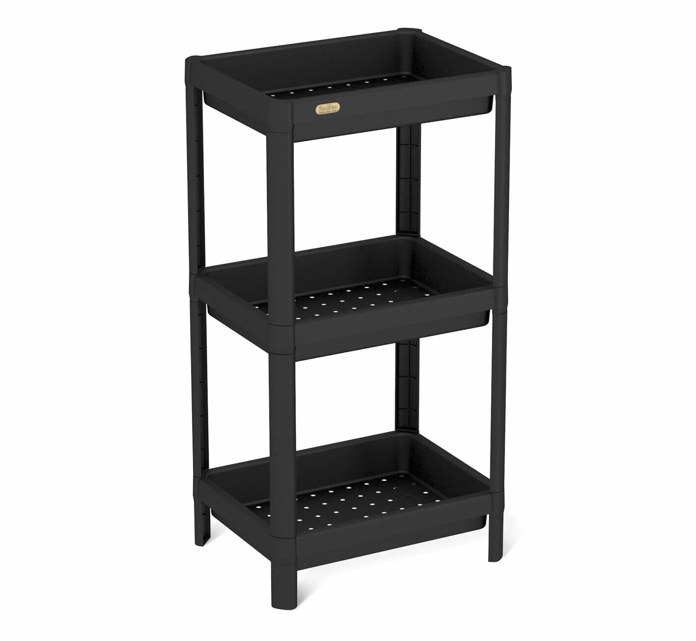 Стеллаж Sheffilton SHT-SS25-3 черный Размеры: Высота 700мм Глубина 280мм Ширина 365мм