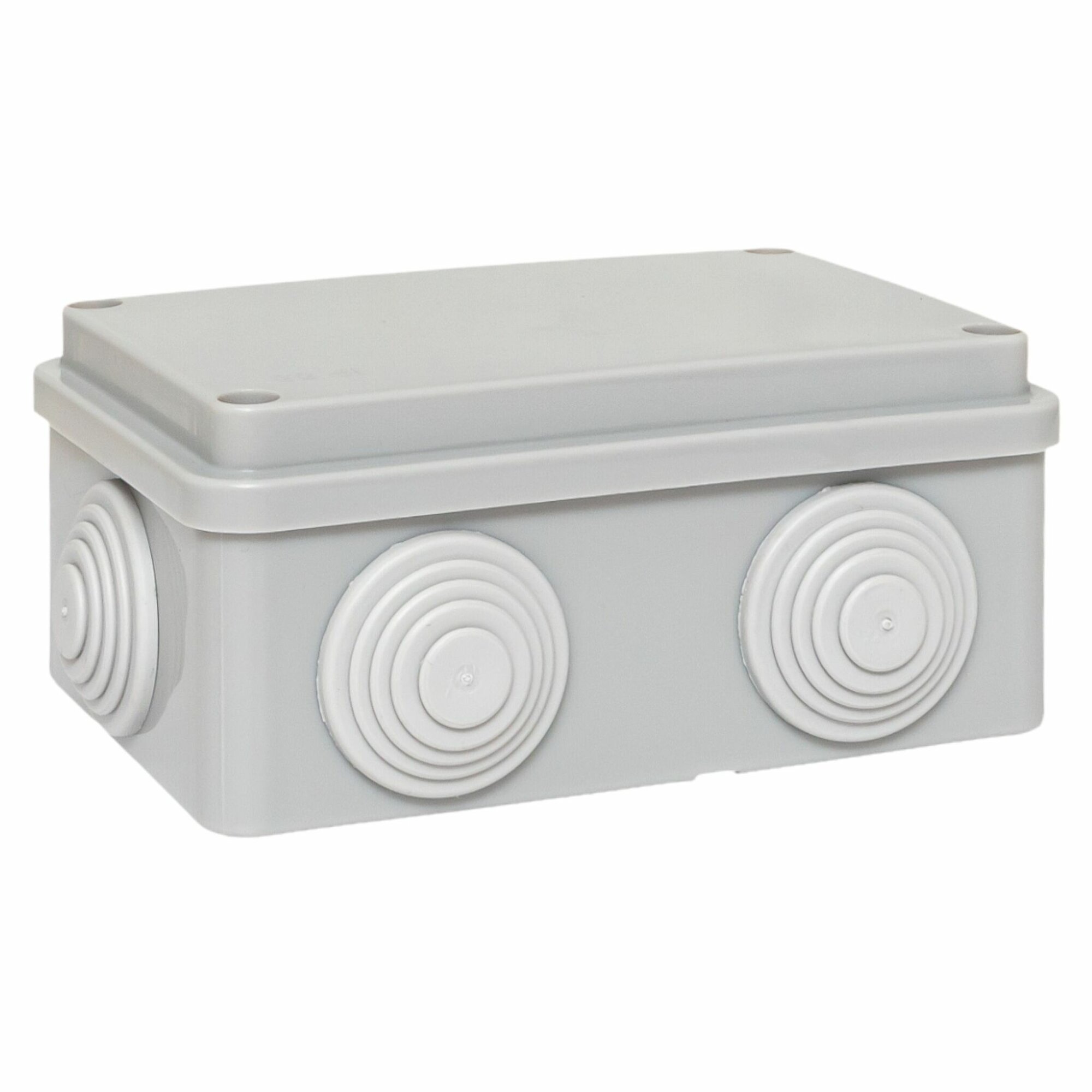 Коробка распаячная о/у 120х80, гл. 50, 6 входов