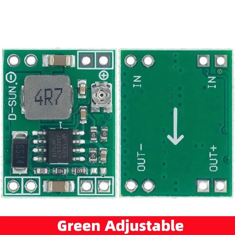 Регулятор напряжения Green Adjustable 3A, Зеленый