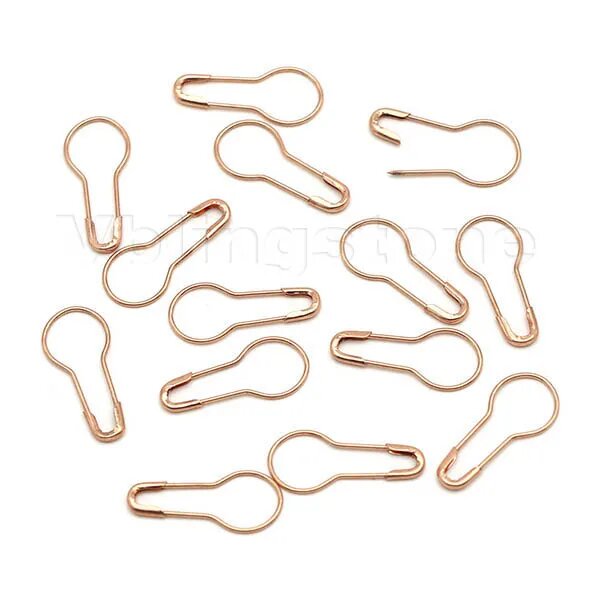 Металлические булавки для вязания 100 шт. Бежевый, Rose Gold