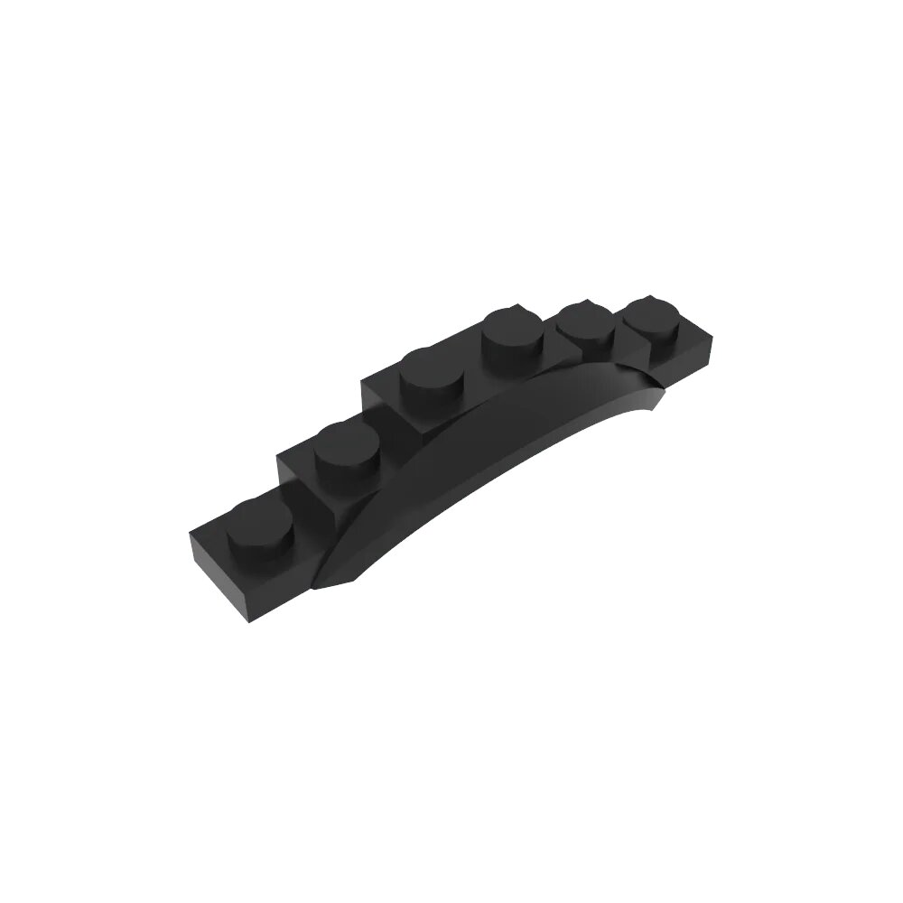 Конструктор Gobricks GDS-M099: Колесная арка Черный, 080