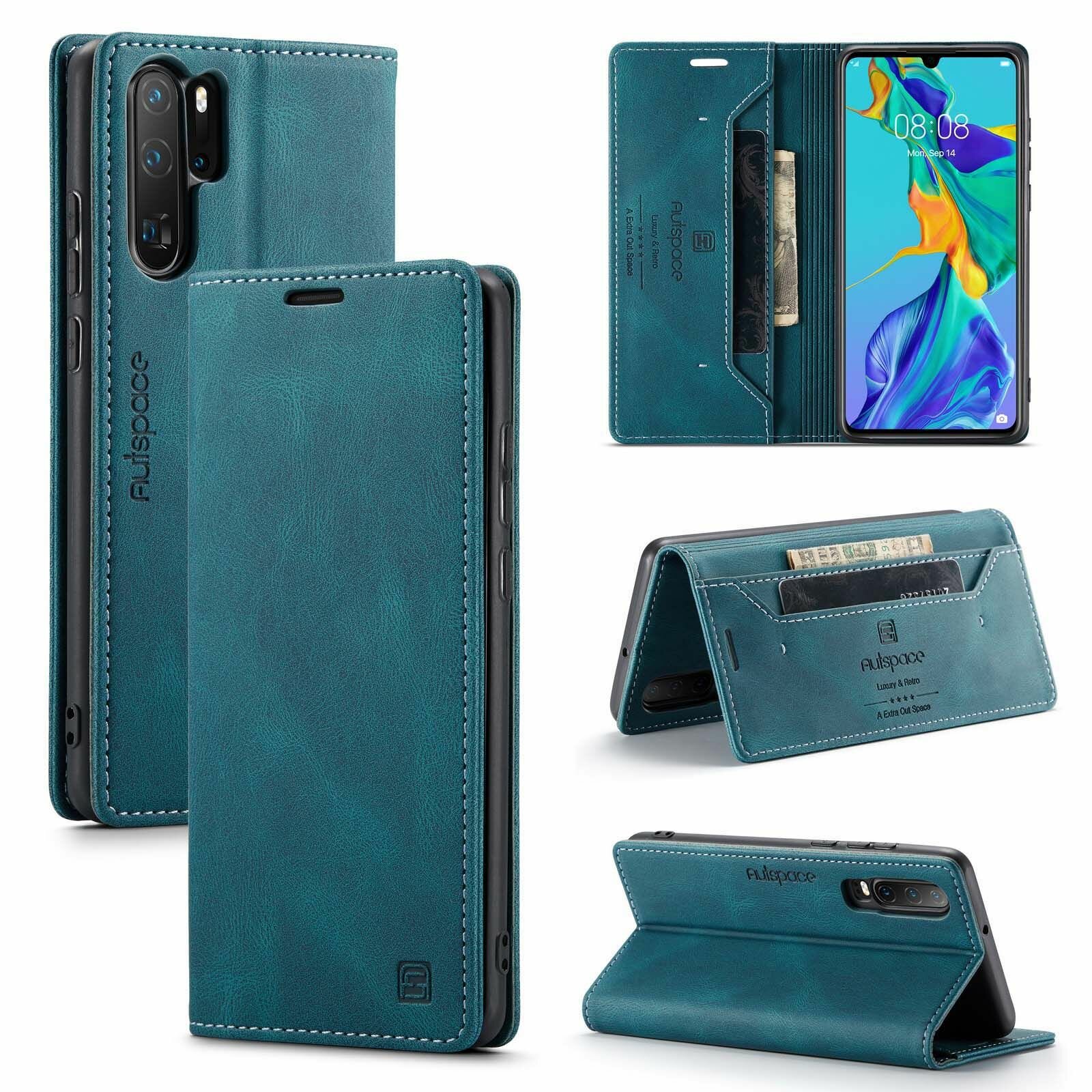 Для Huawei P30 Pro / Хуавей Р30 Про книжка магнитная застежка, подставка, противоударная, RFID-блокировка, новинка, подарок