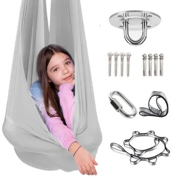 Крытые детские сенсорные терапевтические качели для детей с особыми потребностями, качели-гамак на открытом воздухе для детей и взрослых с сдвг, аспергером, сенсорной интеграцией