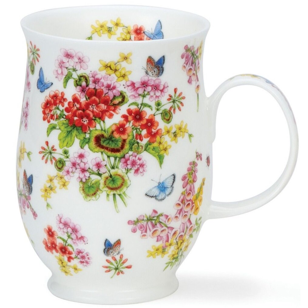 Кружка Dunoon Suffolk Flower Garden Red Flowers 78084303