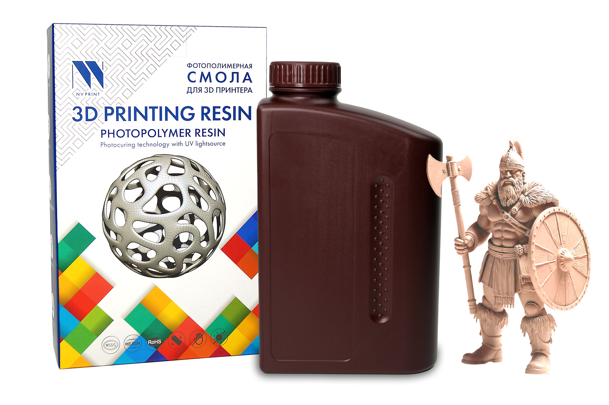 Фотополимерная смола NV PRINT Standard Resin Beige для 3D печати