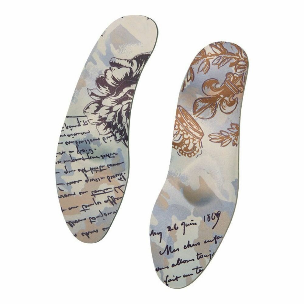 Стельки ORTO, для модельной обуви, ортопедические, хлопок, средняя жесткость