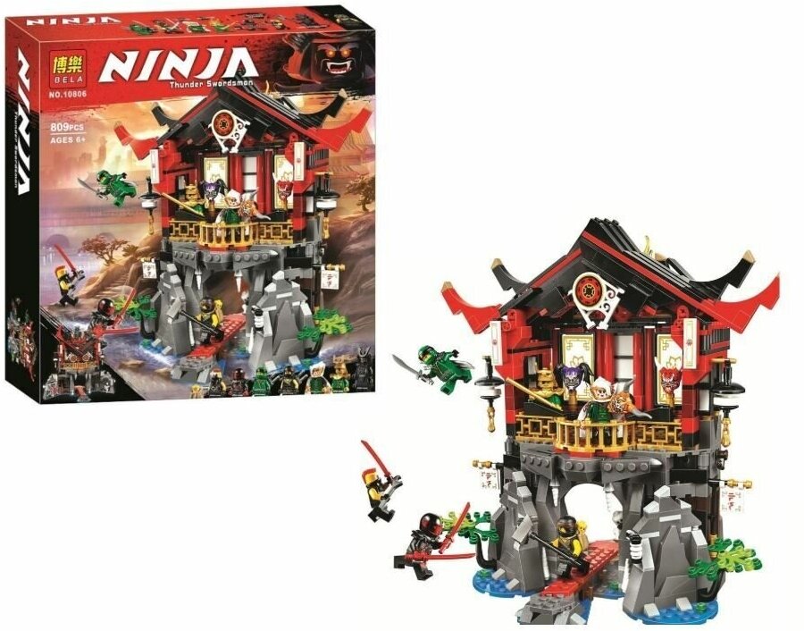 Конструктор Lari (Bela) Ninja 10806 Храм Воскресения, 809 дет.