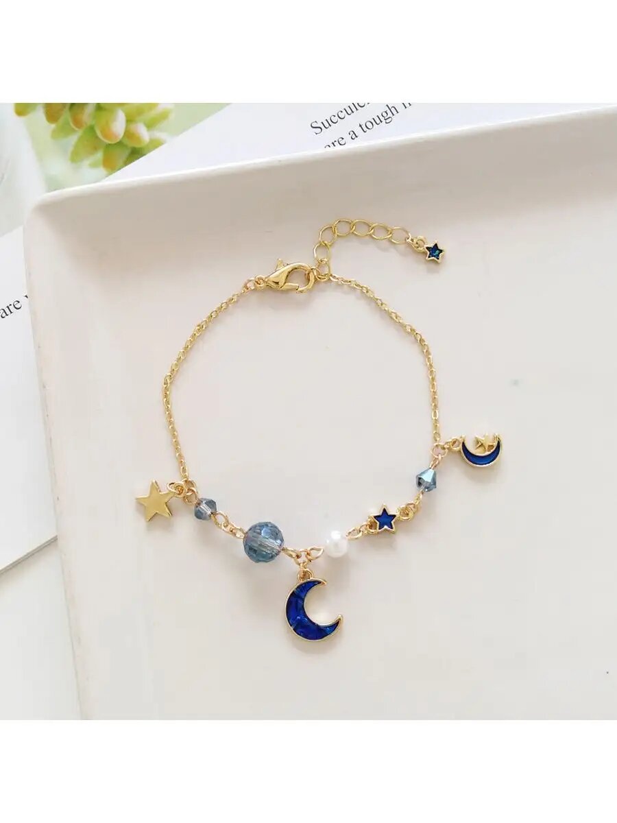 Браслет, жемчуг имитация, бисер