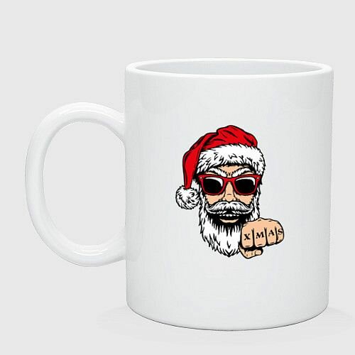 Bad Santa xmas Плохой Санта Керамическая кружка
