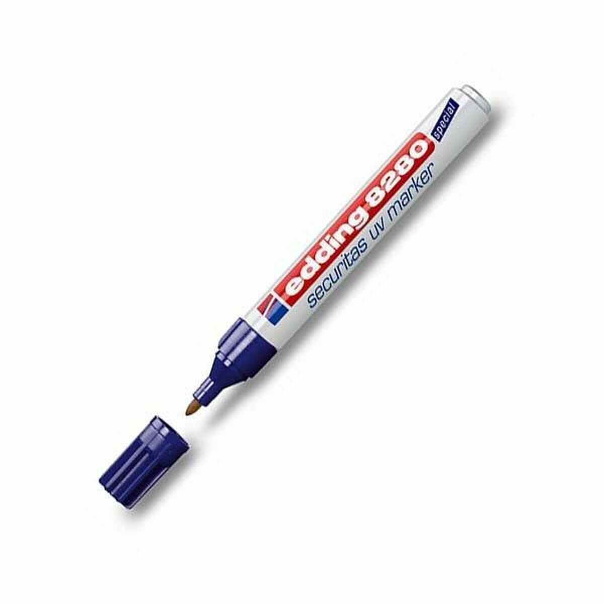 Маркер для ультрафиолетовых лучей Edding E-8280 (1.5-3мм, прозрачный) алюминий (E-8280), 10шт.