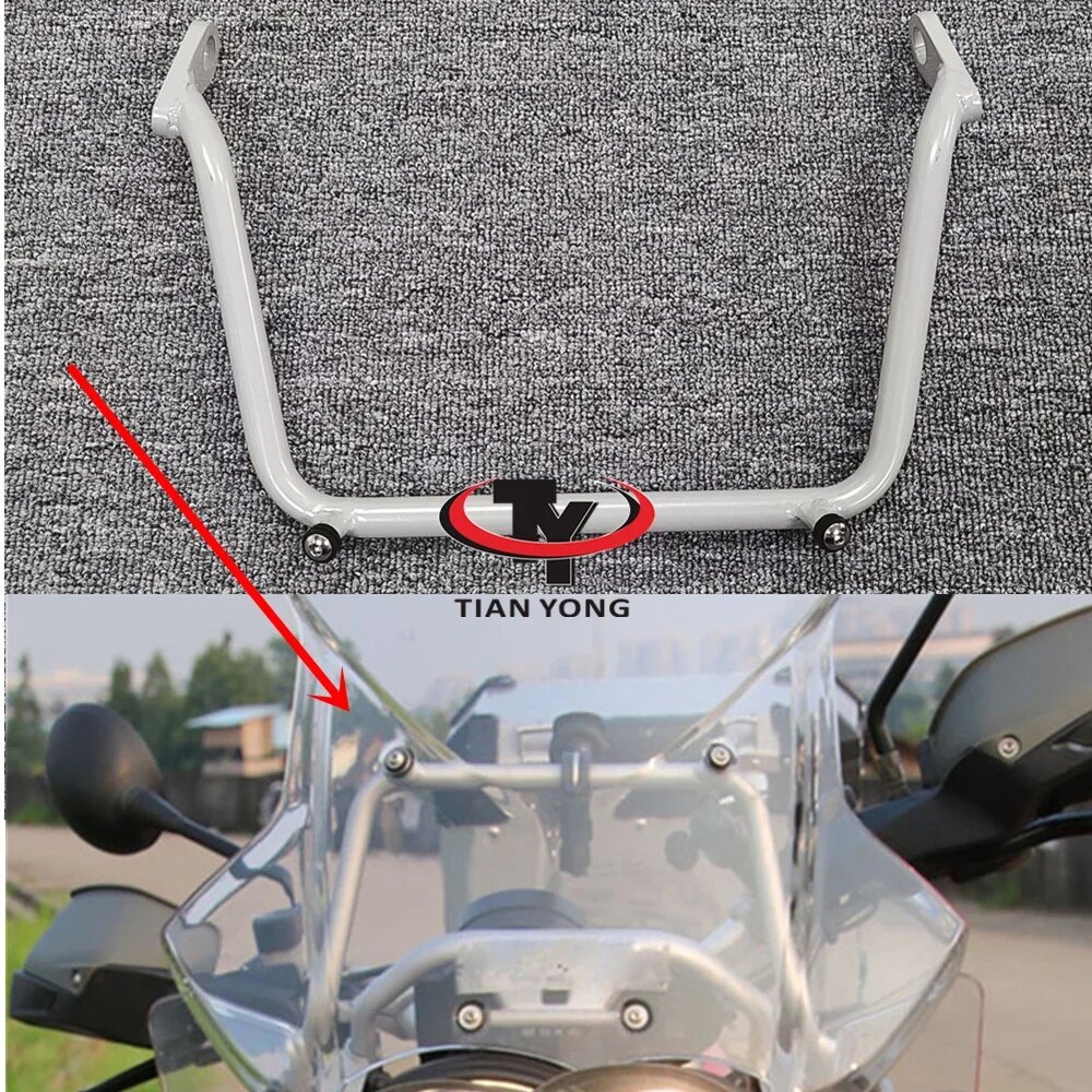 Монтажная опора дефлектора ветра для BMW R1200 GS R1200GS 2005-2012 R1200 Adventure ADV, кронштейн для лобового стекла мотоцикла, лобовое стекло