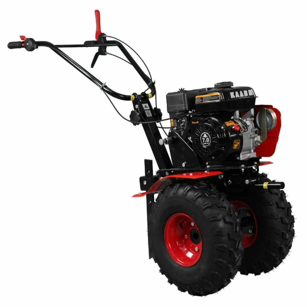 Мотоблок Ока МБ-1Д2 М10 А (7,0 л. с, Кадви) кол 19*7*8 Цепной редуктор, клинно-ременное сцепление