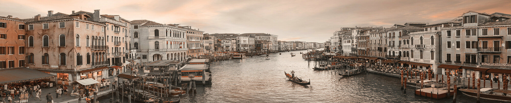 Фартук для кухни из АБС пластика 3000*600*1,5мм. Кухонный фартук ABS с фотопечатью "Гранд канал"