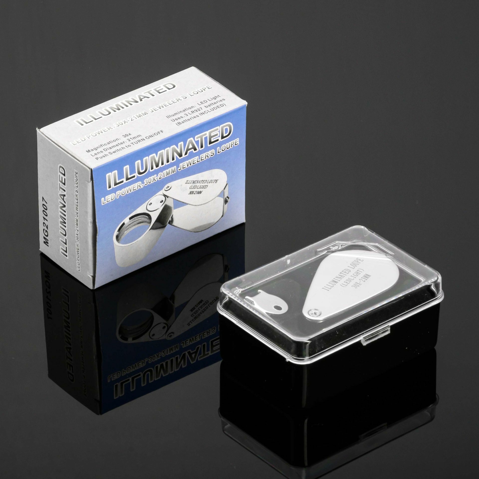 Лупа карманная MG21007 с 30-кратным увеличением