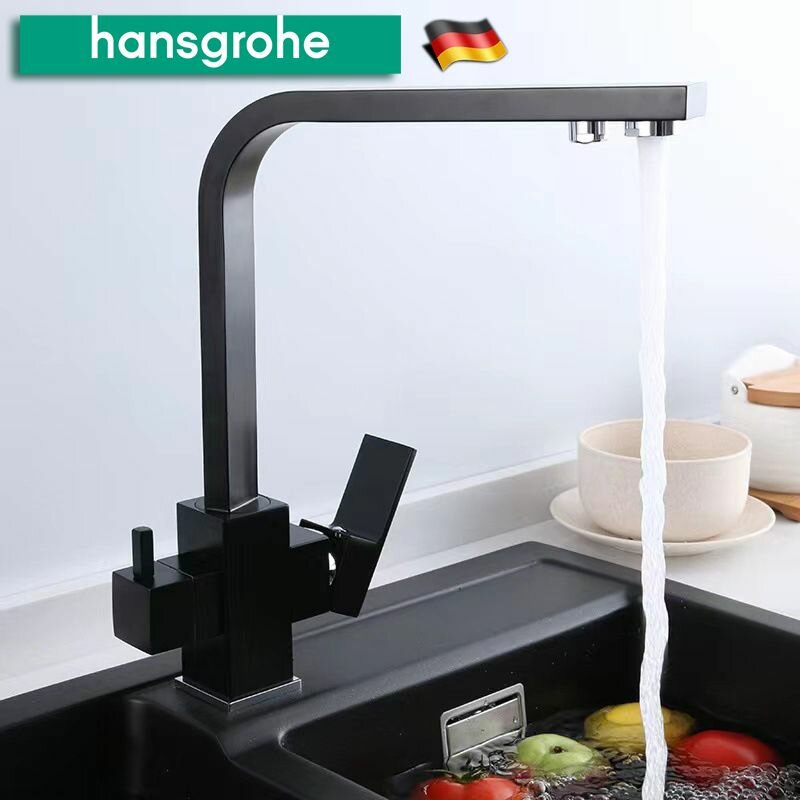Hansgrohe Смеситель для кухни с фильтром для питьевой воды. Латунь