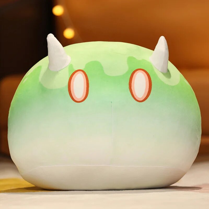 Плюшевая игрушка Slime Genshin Impact, 45x30см, Зеленый