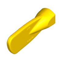 Minifigure, Utensil Oar / Paddle Head, 31990 Yellow U