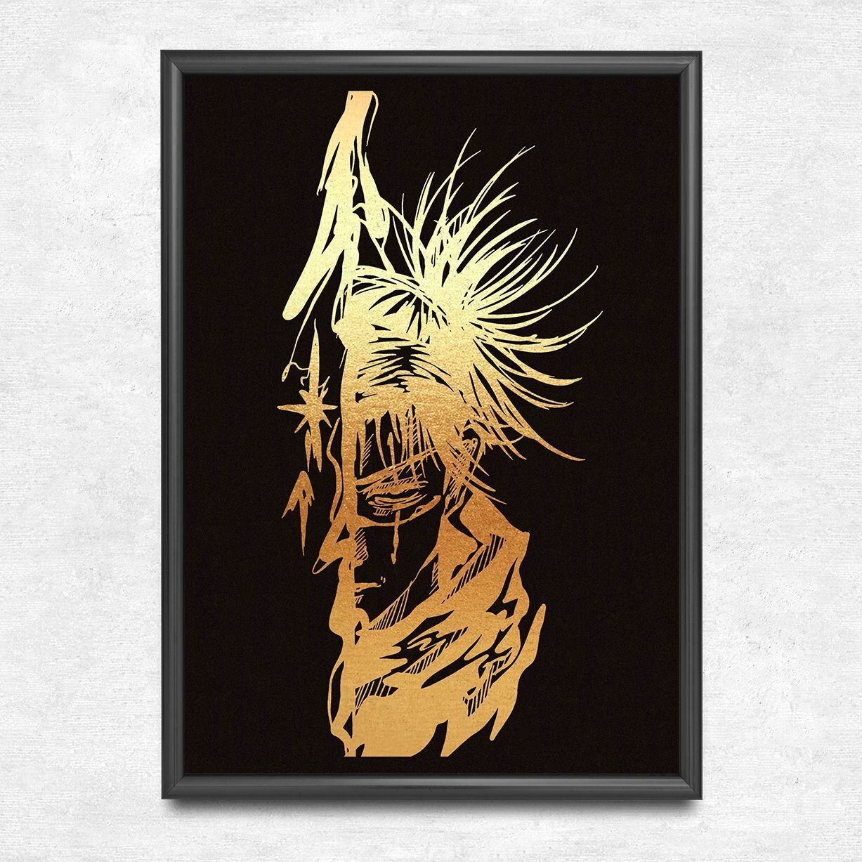 Постер на стену по аниме Магическая битва / Плакат интерьерный Sorcery Fight