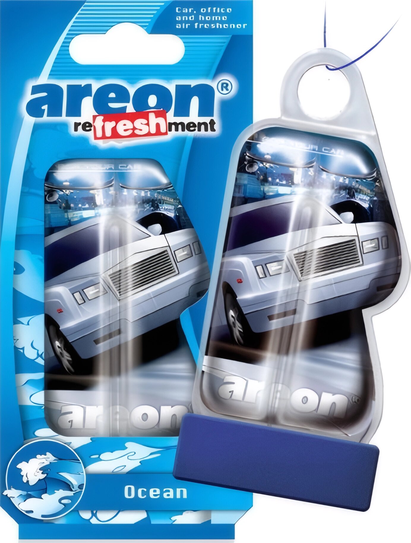 Ароматизатор подвесной гель AREON LIQUID Ocean Океан 704-025-910