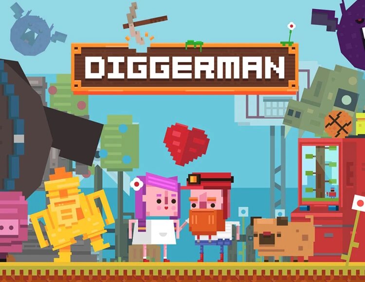 Игра Diggerman, ключ активации Steam, PC, Forever Entertainment, на английском, 0+, цифровая версия