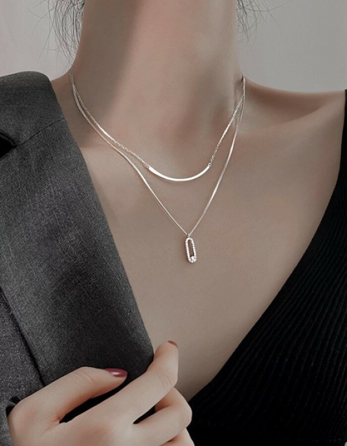 Колье, циркон