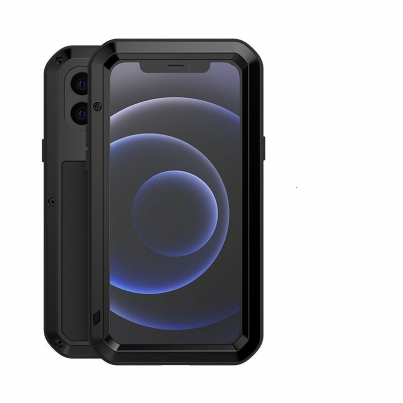 360 Металл полностью защищенный сейсмический корпус для Apple iPhone 11 защищенный корпус сейсмический металлический для телефона
